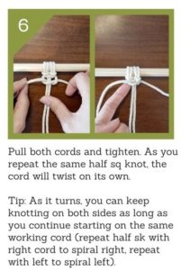 How To Knot The Ever Popular Macramé Spiral Knot – EasyPeasyMakers